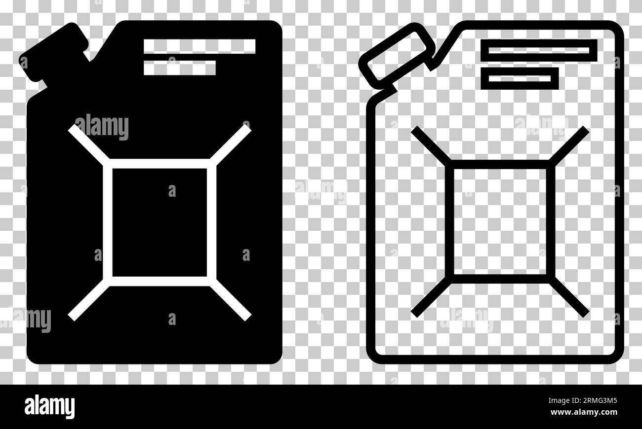 Canisters icons. Fuel tank icon. Vector illustration isolated on ...