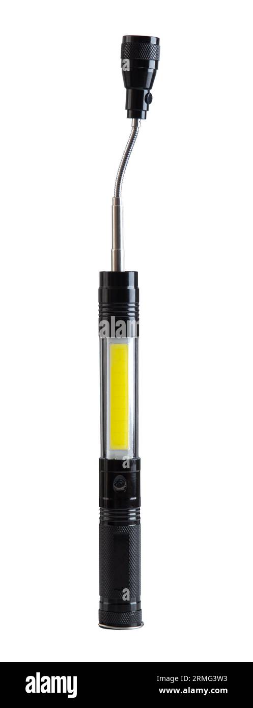 Flexible telescopic flashlight retractable magnetic lantern with magnet ...