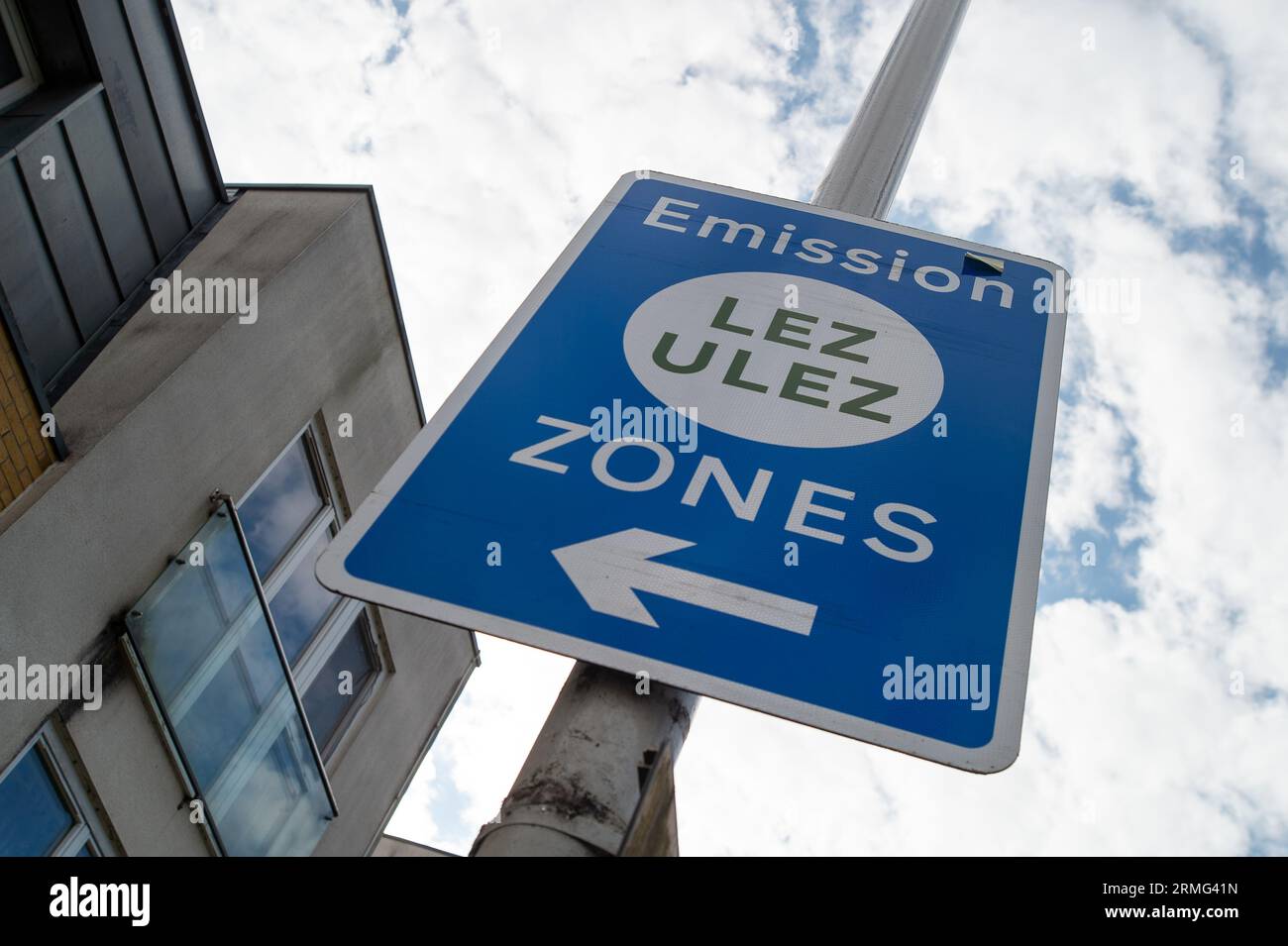 Uxbridge, London Borough of Hillingdon, UK. 28th August, 2023. New ULEZ ...