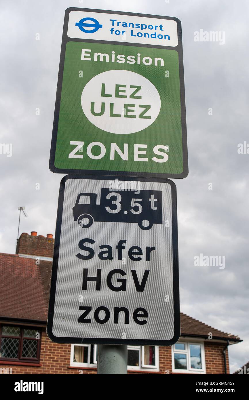 Lez ulez zones hi-res stock photography and images - Alamy
