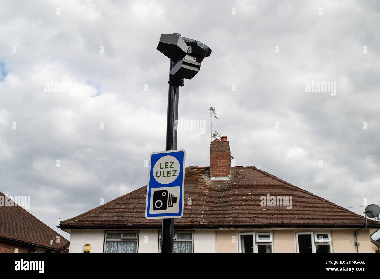 Uxbridge, London Borough of Hillingdon, UK. 28th August, 2023. New ULEZ ...