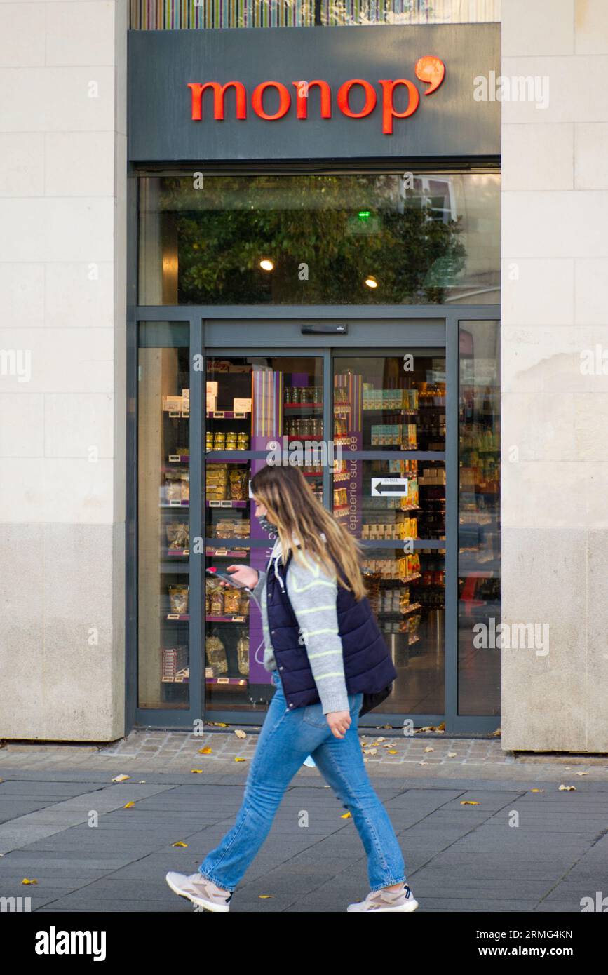 Monoprix store in france hi-res stock photography and images - Alamy