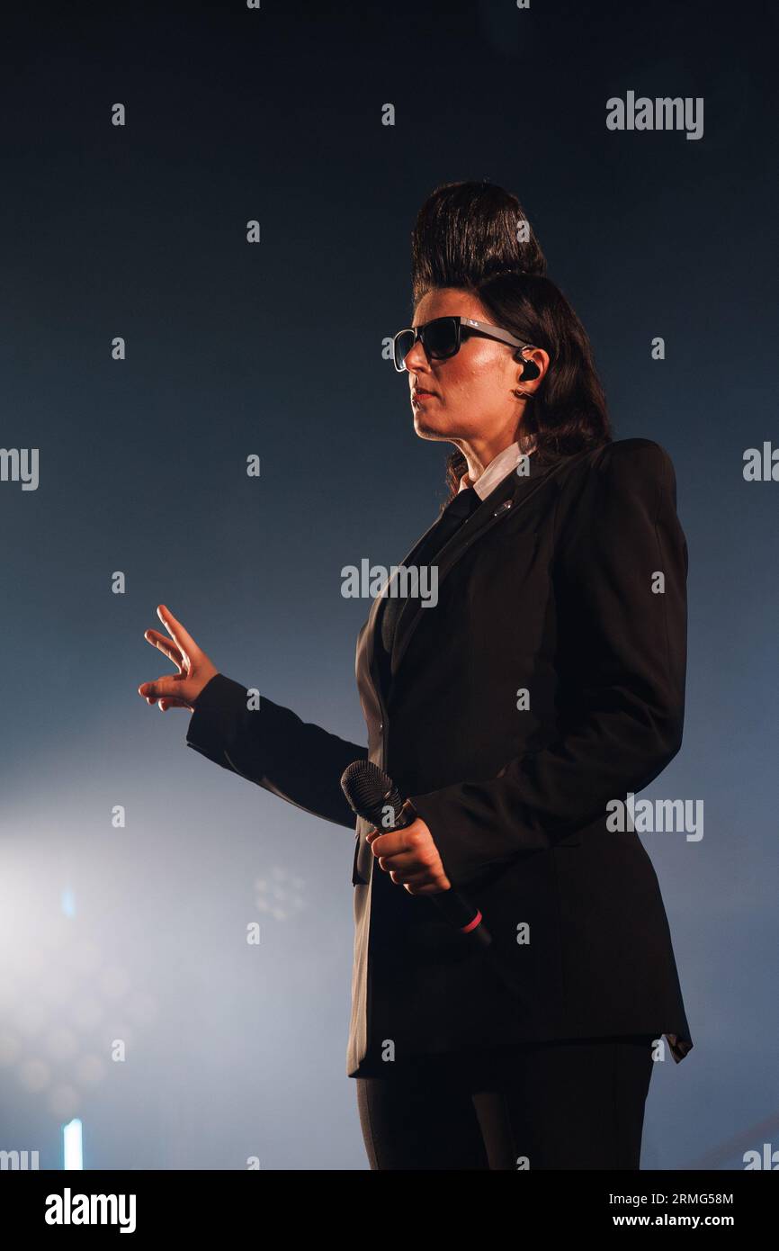 BARCELONA - JUL 4: Carina Round from Puscifer (rock band) performs on ...