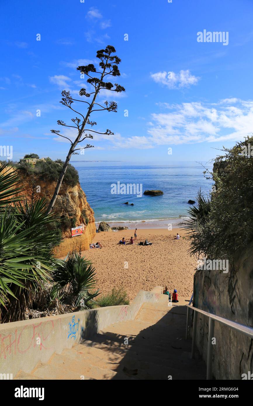 Natural features, beaches, cliffs and limestone formations of Ponta da ...
