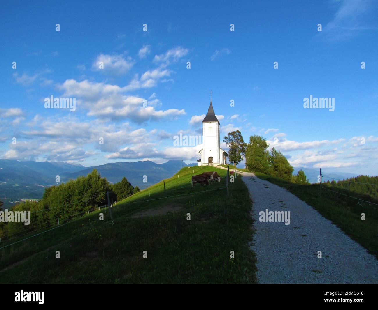 Church of Saints Primus and Felician under Jelovica close to Jamnik ...