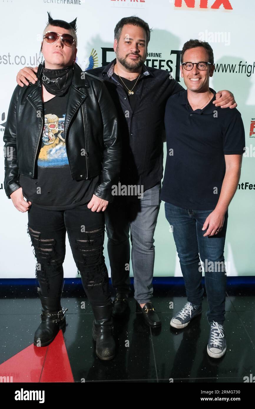 London, UK. 28th Aug, 2023. Heather Buckley, Albert Melamed, and Philip ...