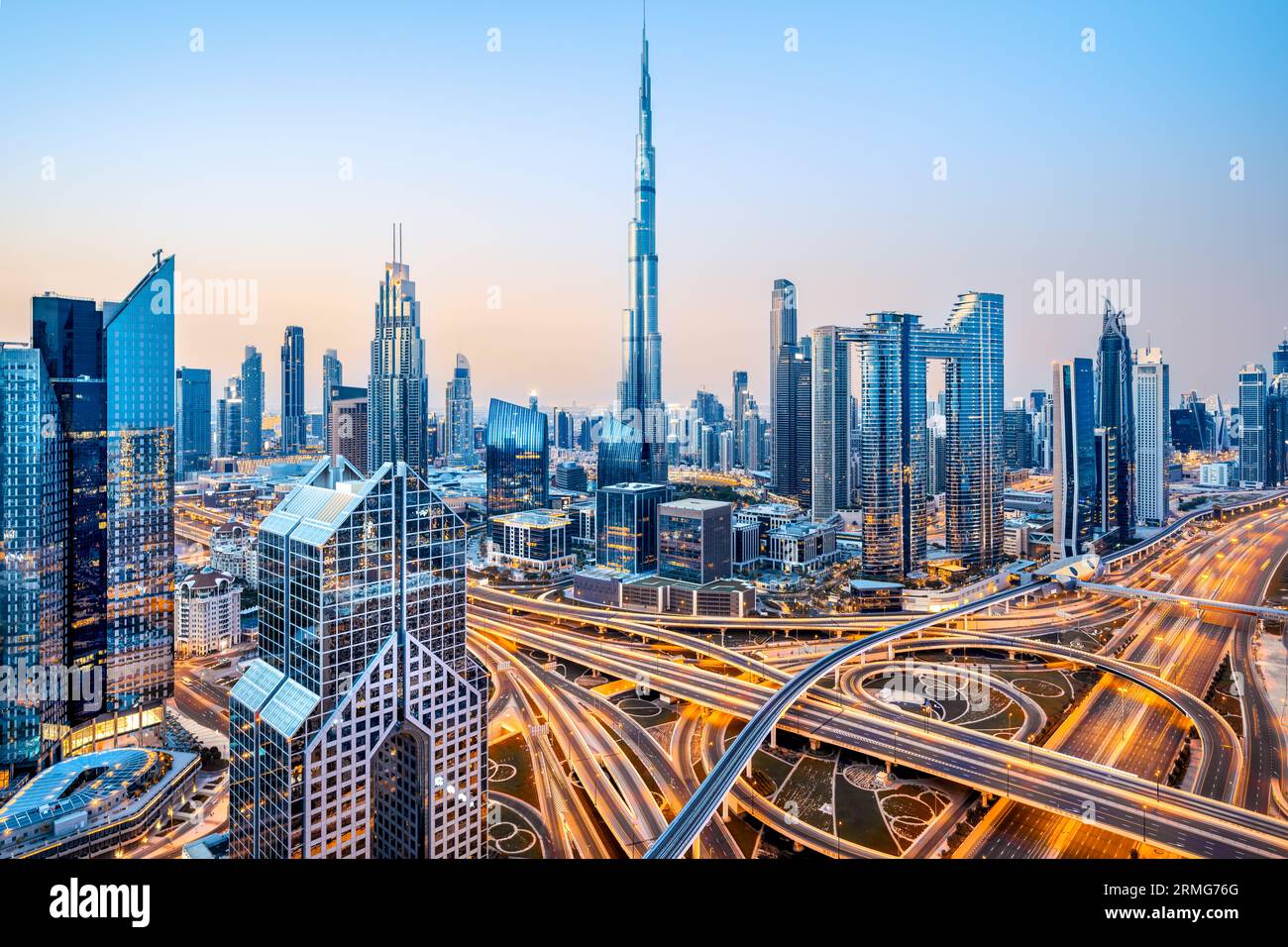 Dubai Skyline Sunrise