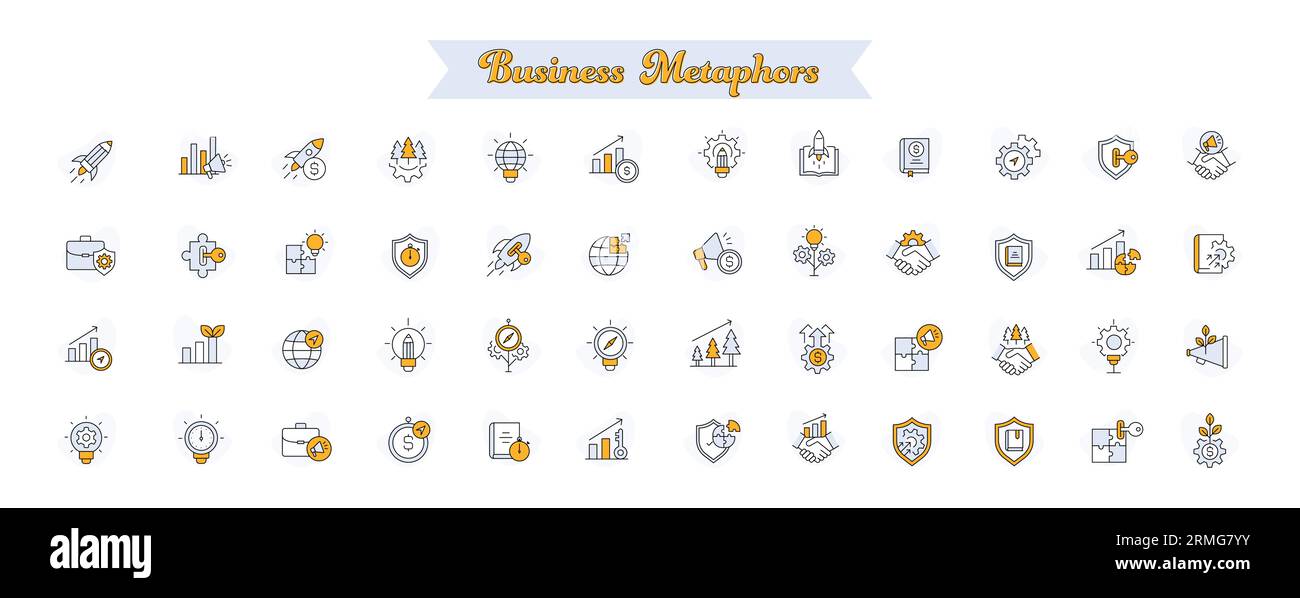 Line Icons for Business Success: A Modern and Versatile Set of Vector ...