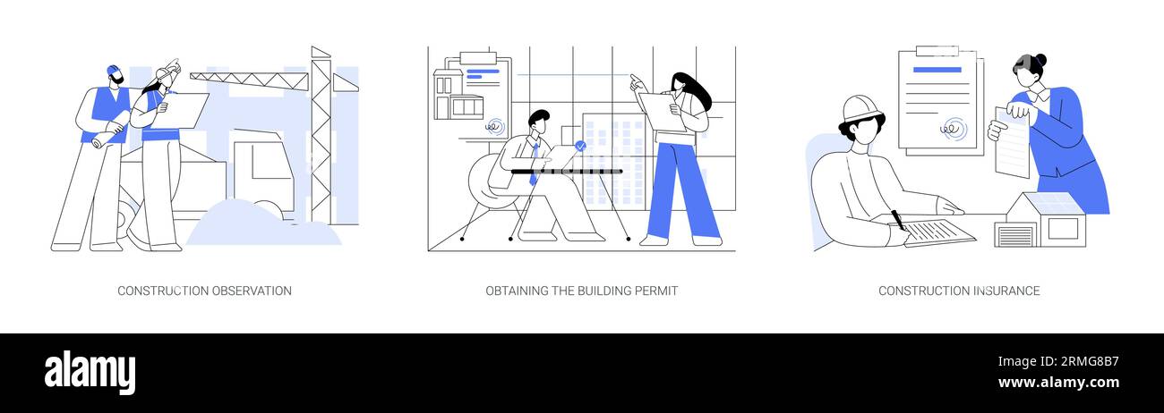 Commercial building abstract concept vector illustrations Stock Vector ...