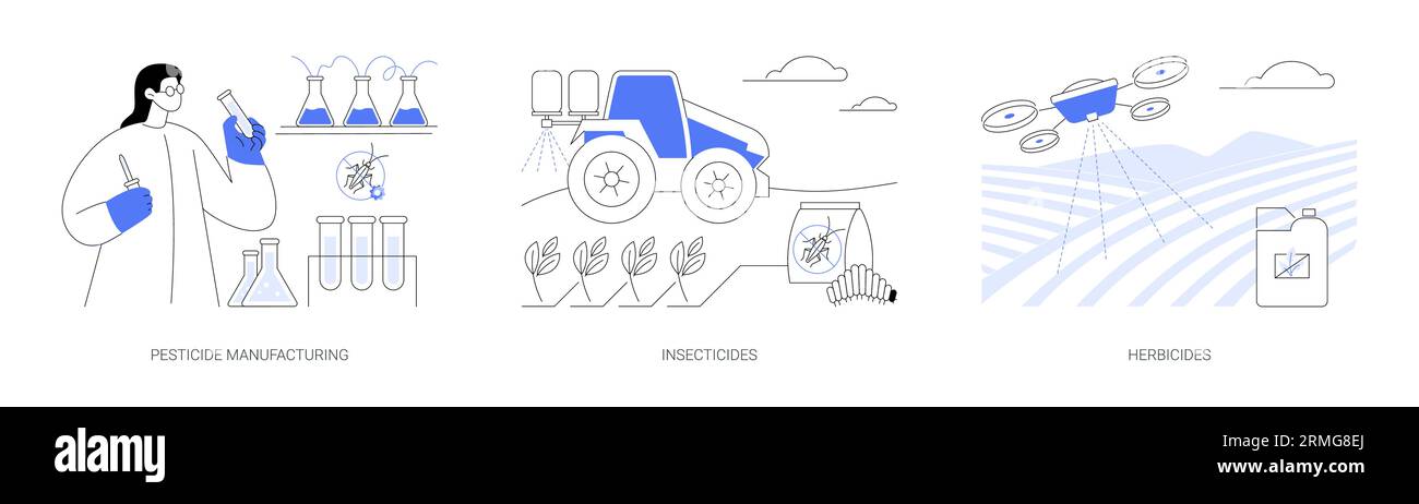 Harvest protection abstract concept vector illustrations Stock Vector ...