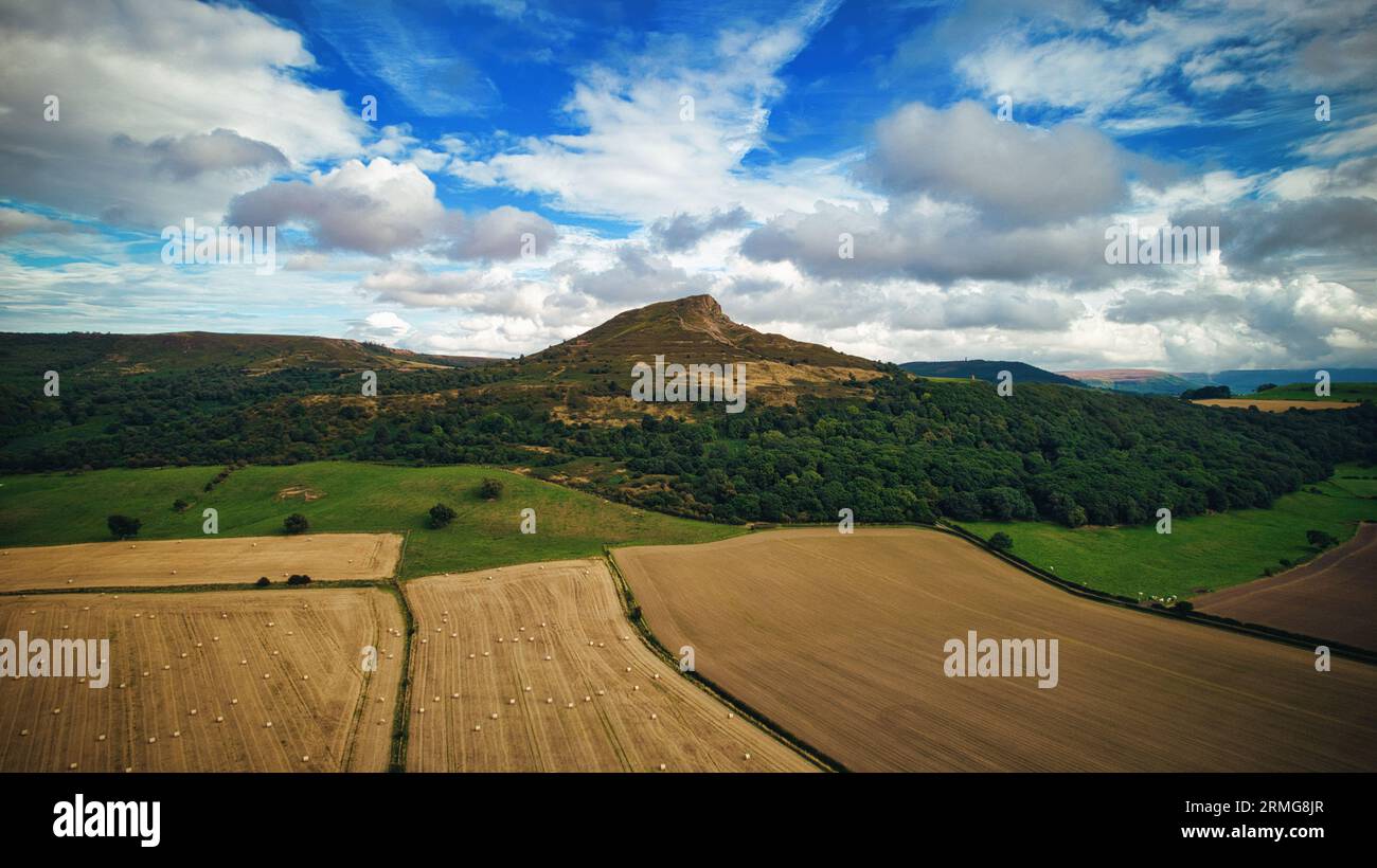 Scenic aerial photo of the nature in UK during the summer Stock Photo ...