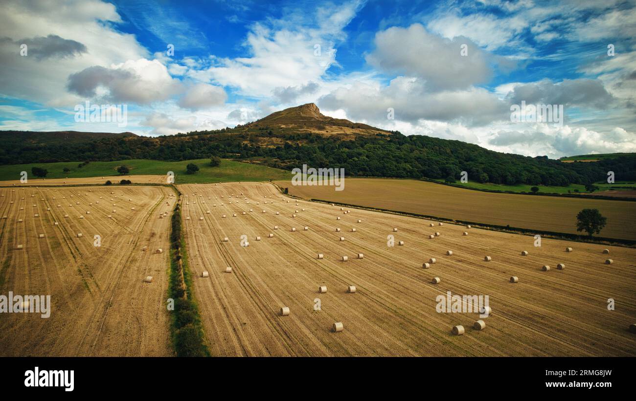 Scenic aerial photo of the nature in Yorkshire Stock Photo - Alamy