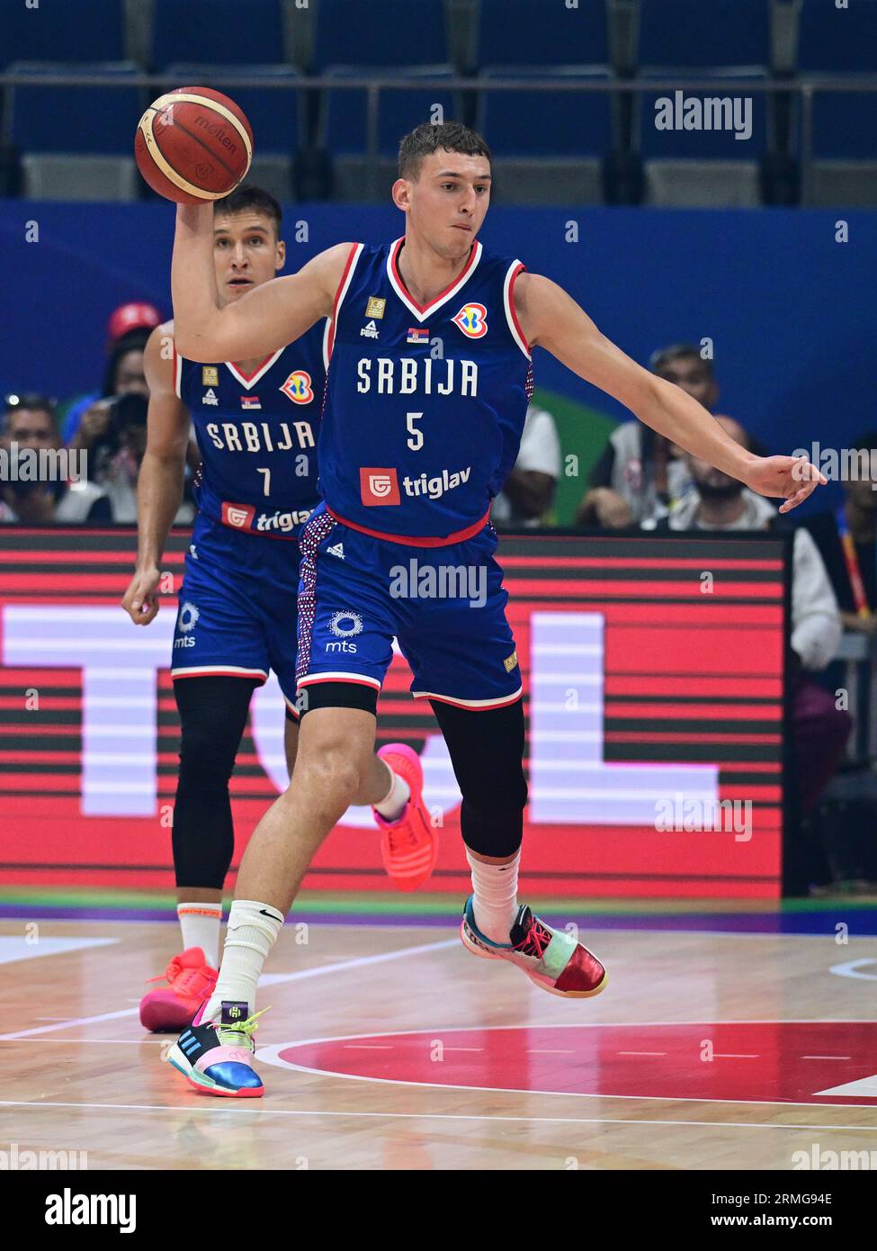 Quezon City, Philippines. 28th Aug, 2023. Nikola Jovic of Serbia men ...