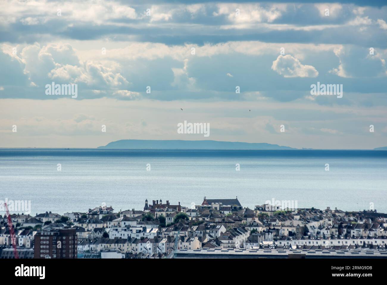 Brighton, August 28th 2023: View from the top of Whitehawk Hill over ...