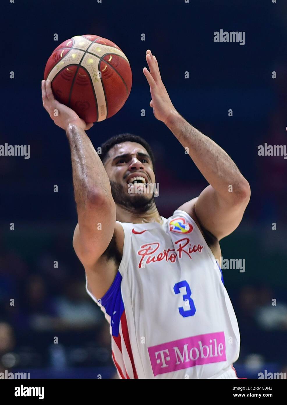 Quezon City, Philippines. 28th Aug, 2023. Jordan Howard of Puerto Rico ...