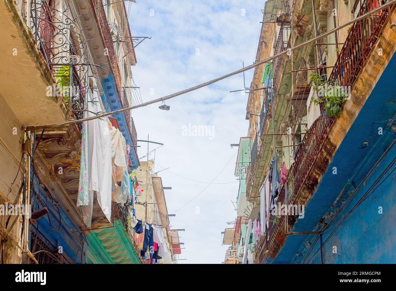 Havana, Cuba, 2023, Intricacy of architecture in a community Stock ...
