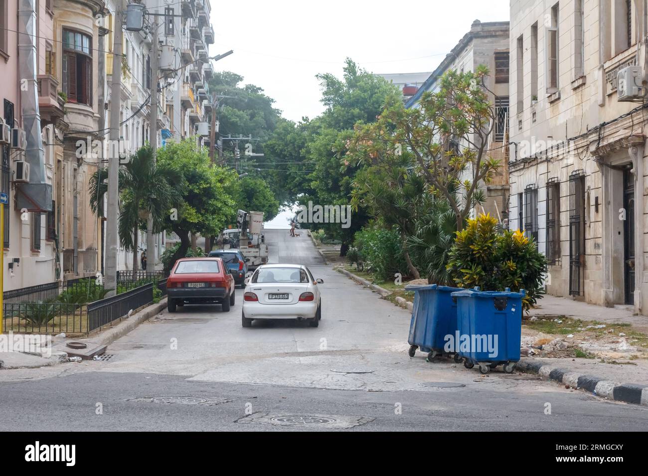 Havana, Cuba, 2023, Car driving in a community Stock Photo - Alamy