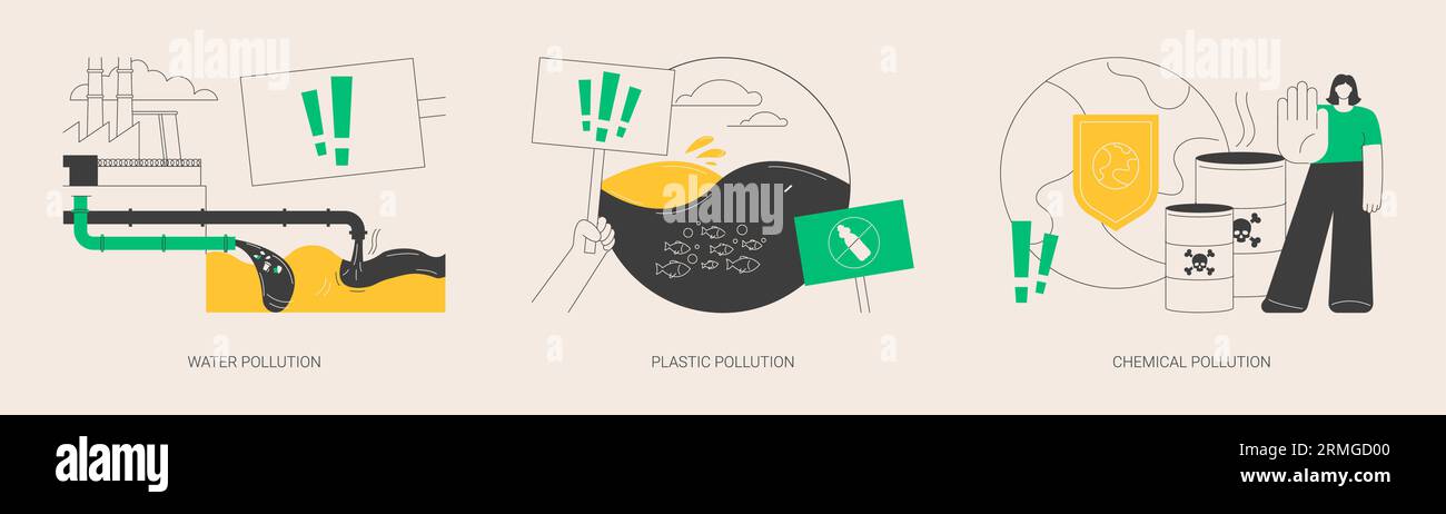 Environmental issue abstract concept vector illustrations Stock Vector ...