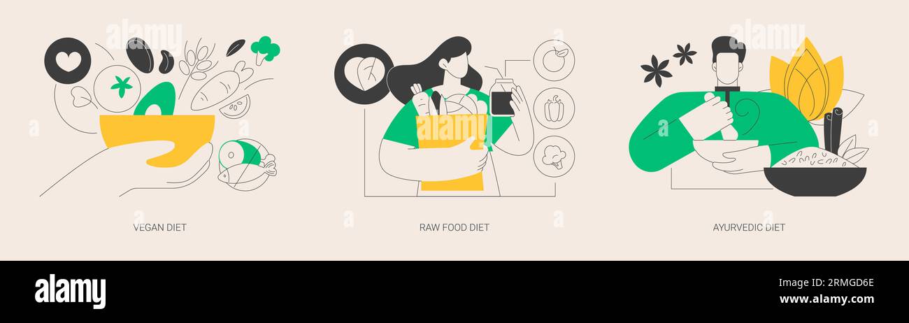 Nutrition plan abstract concept vector illustrations Stock Vector Image ...