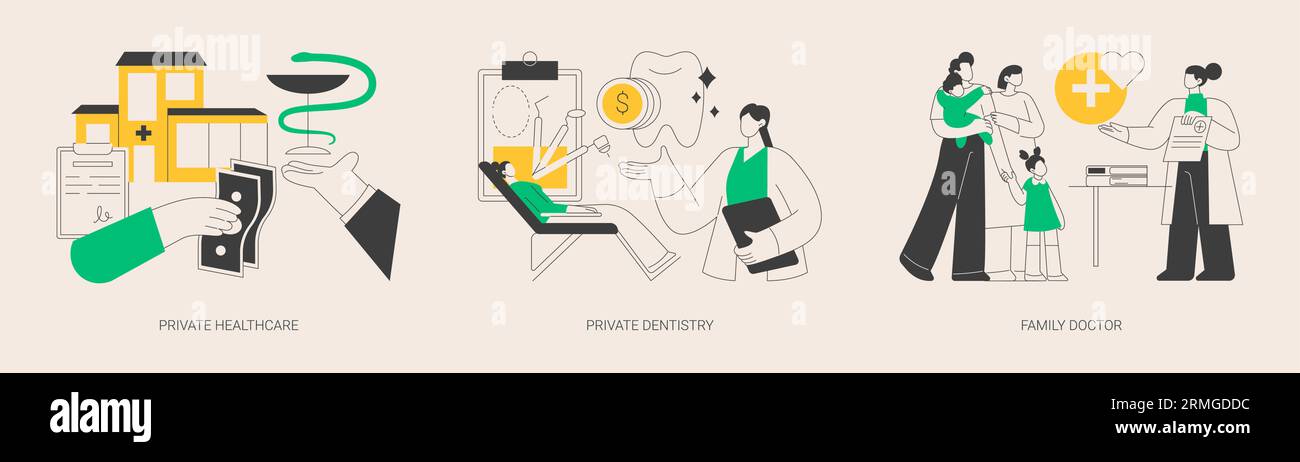 Healthcare insurance abstract concept vector illustrations Stock Vector ...