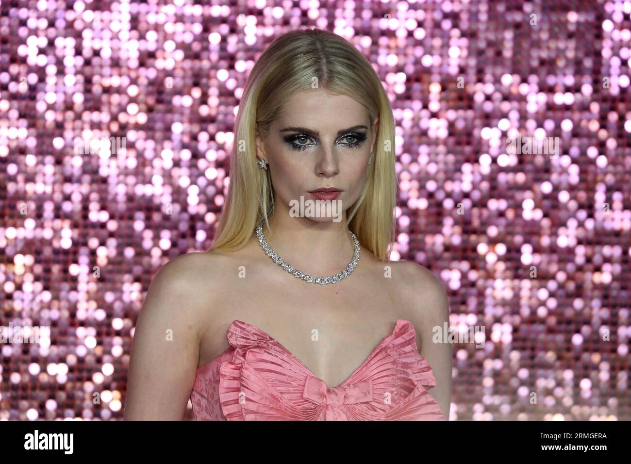 London, UK. 23rd Oct, 2018. Lucy Boynton attends the World Premiere of ...