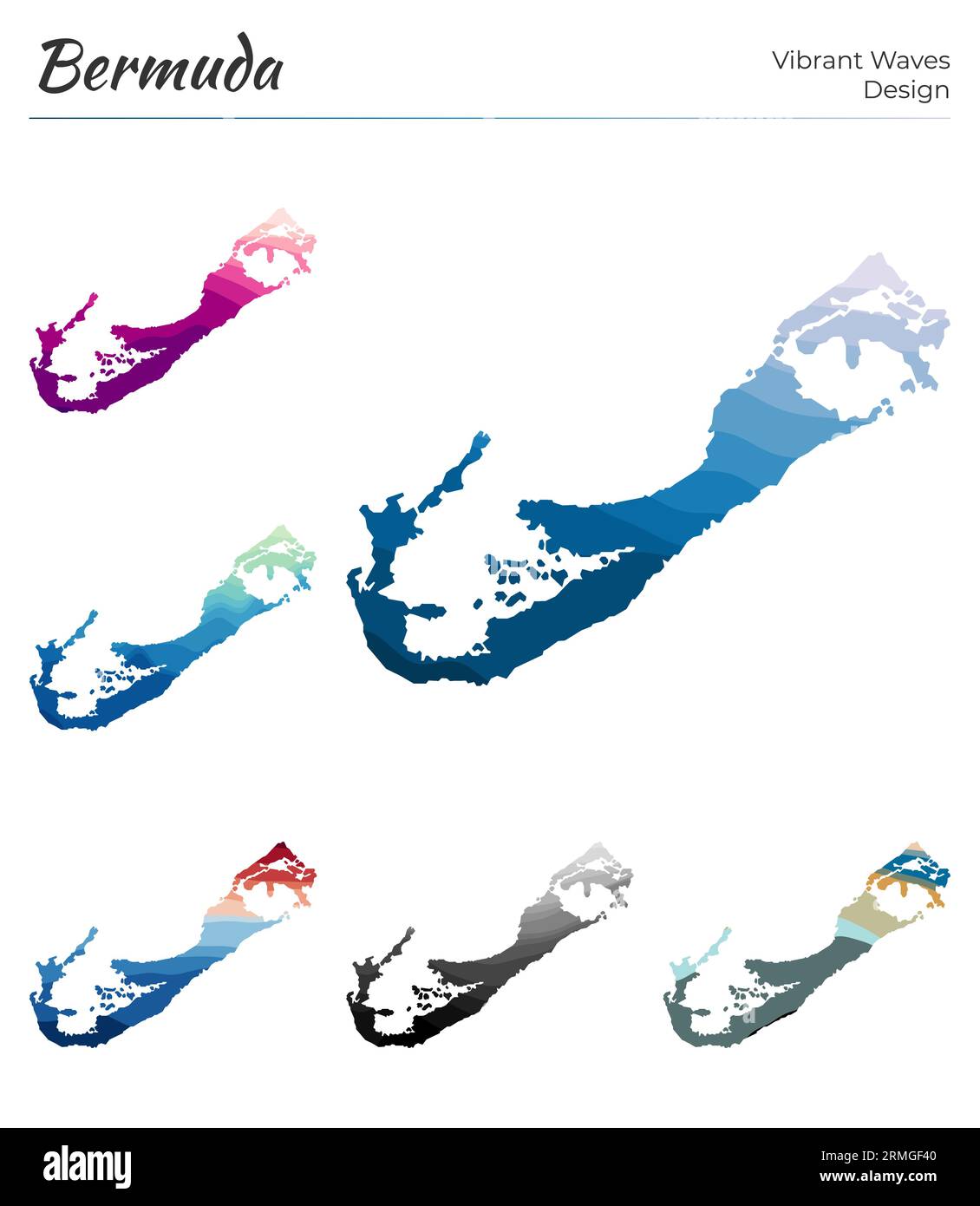 Island bermuda map Stock Vector Images - Alamy