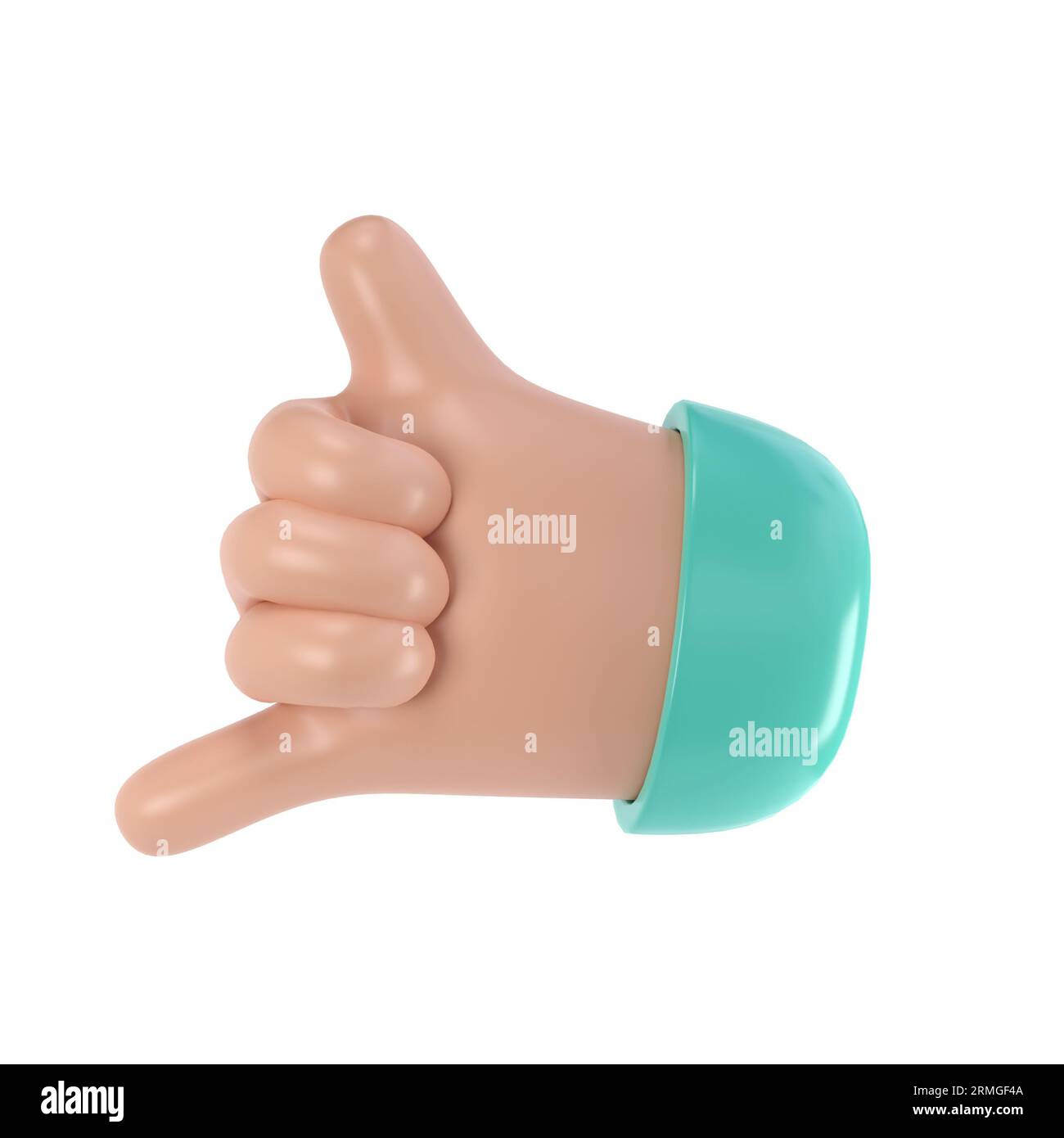 3d hand with two fingers icon illustration social icon. Cartoon ...