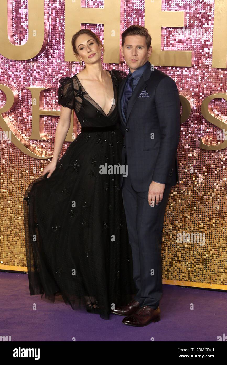 Charlie Webster and Allen Leech attend the World Premiere of 'Bohemian ...