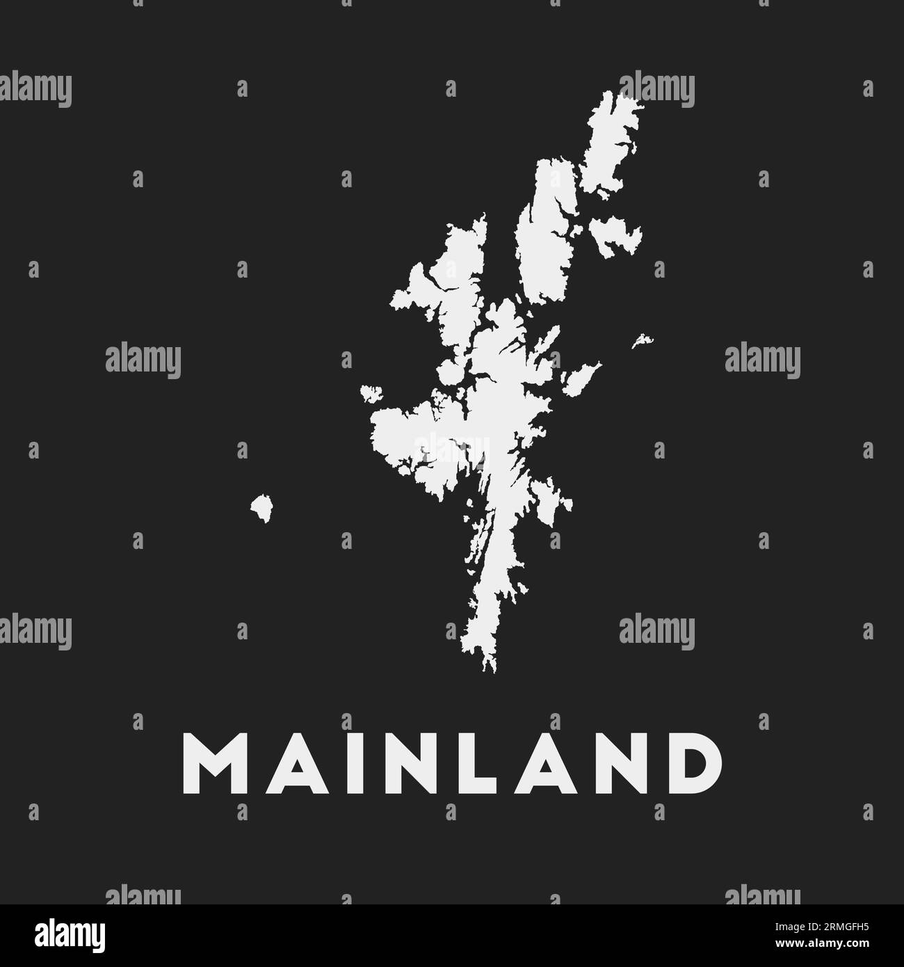 Mainland icon. Island map on dark background. Stylish Mainland map with ... Mainland icon. Island map on dark background. Stylish Mainland map with ...