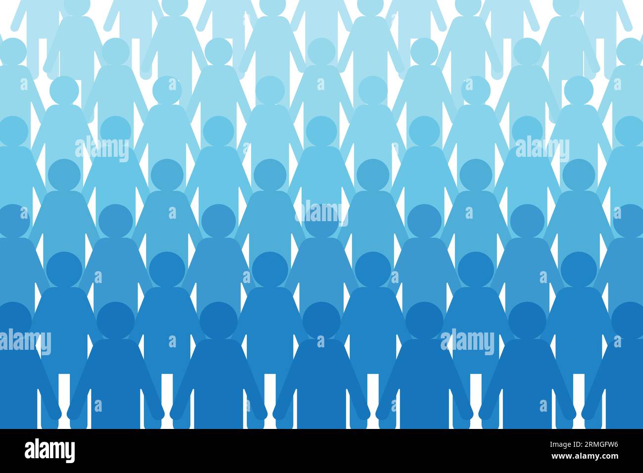 Man in rows Stock Vector Images - Alamy