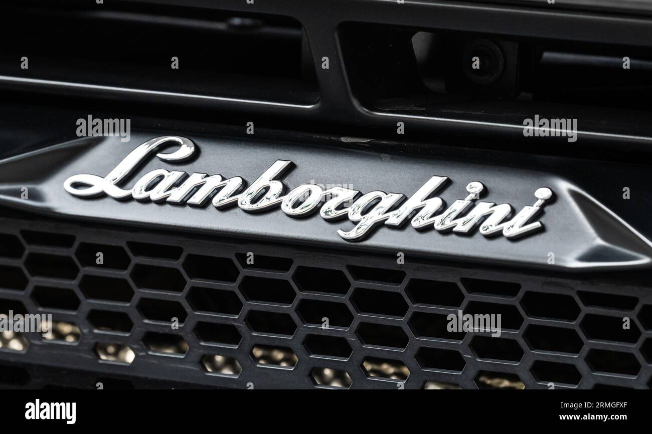 Lamborghini lettering hi-res stock photography and images - Alamy