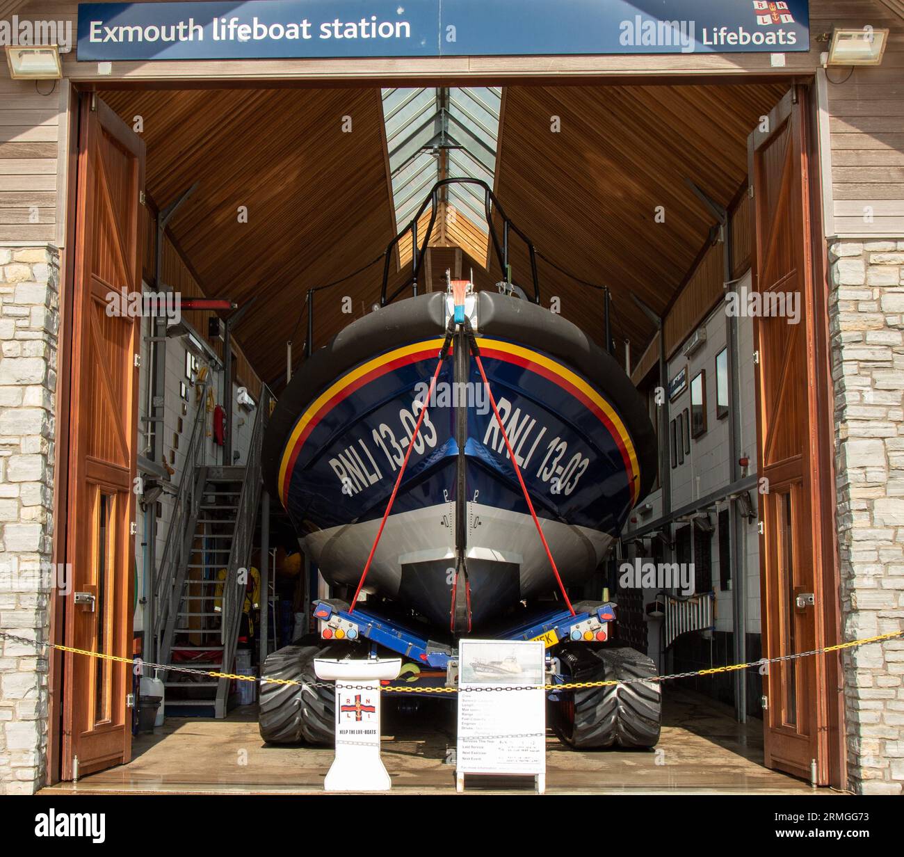 RNLI Lifeboat Station, Exmouth, Dorset, UK Stock Photo - Alamy