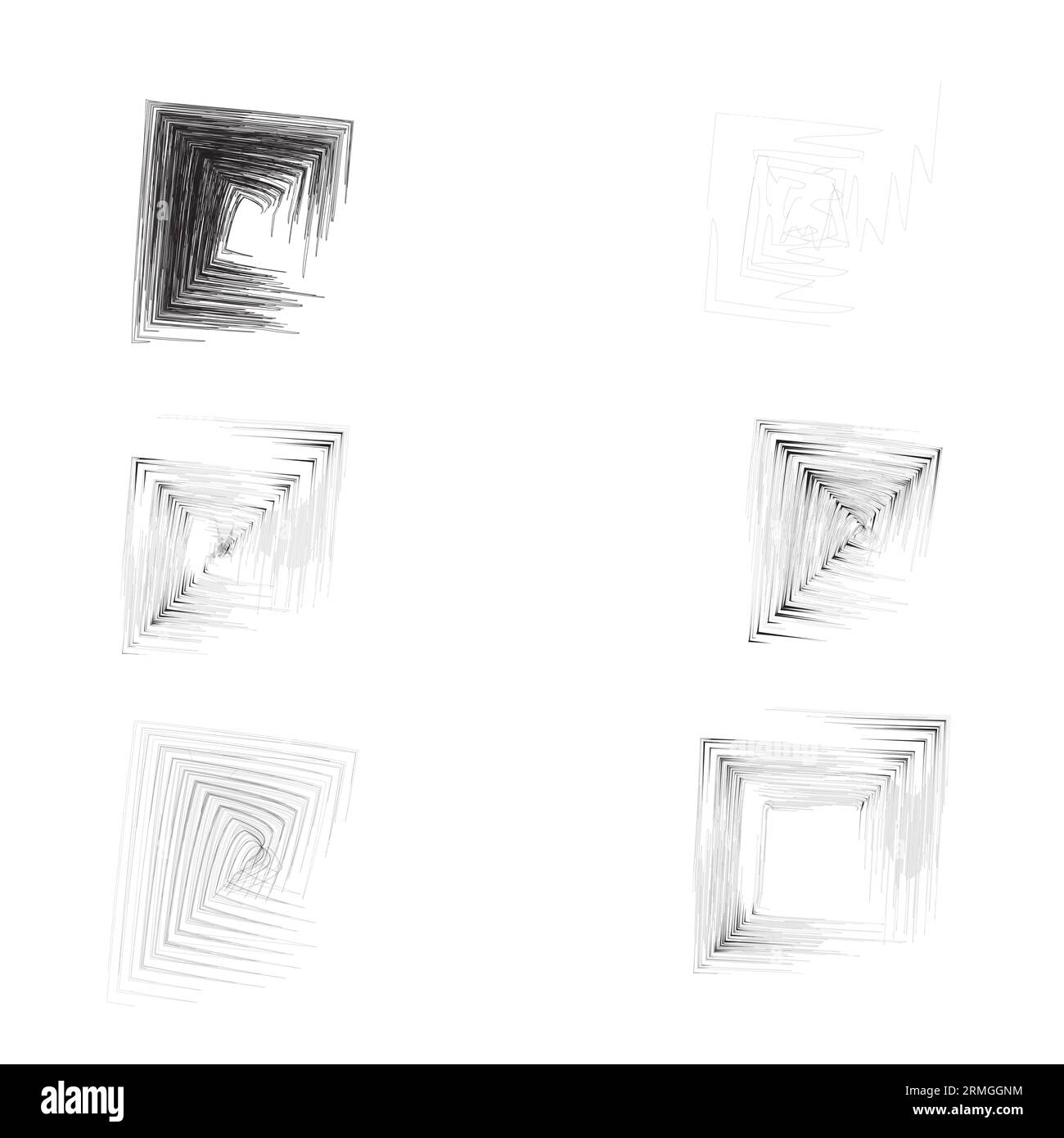 Square Sribble Effect Stock Vector Image & Art - Alamy