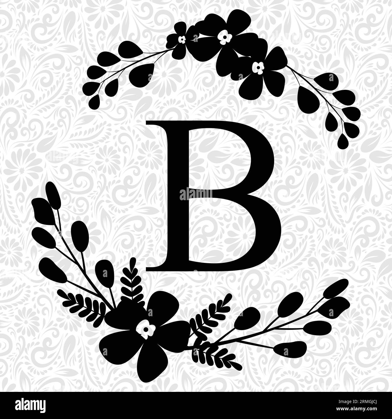 Alphabet Letter B, Alphabet Letter Design, Alphabet Letter illustration ...