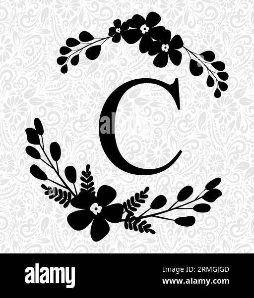 Alphabet Letter C, Alphabet Letter Design, Alphabet Letter illustration ...