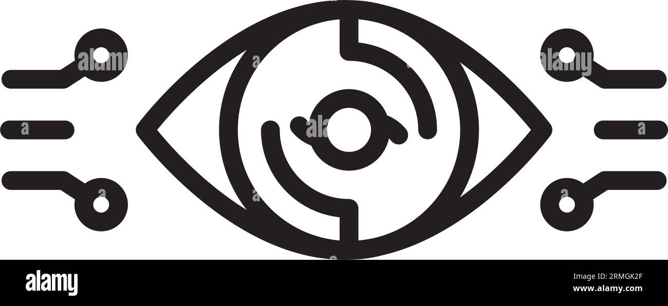 ai tech robot eye Stock Vector Image & Art - Alamy