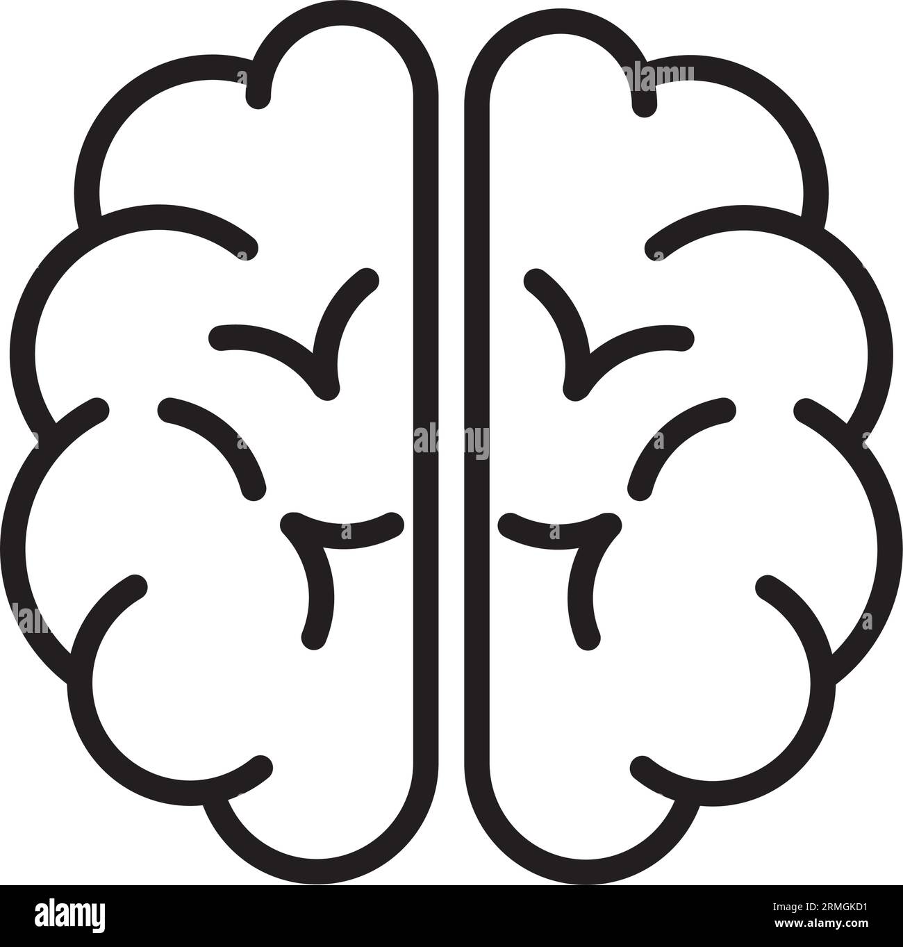 human brain icon Stock Vector Image & Art - Alamy