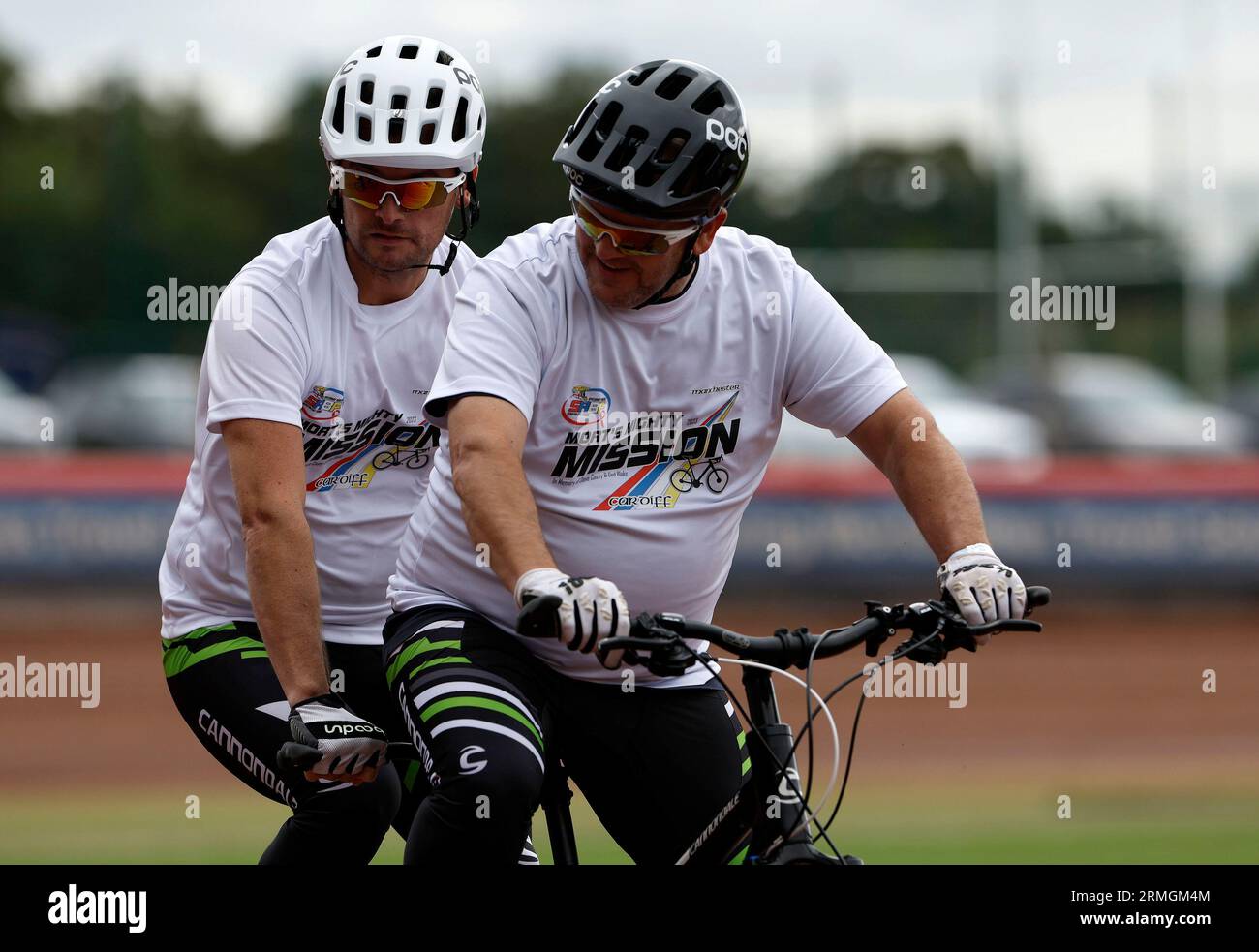 Ricky Ashworth and his father Dave prepare to ride round the NSS before ...