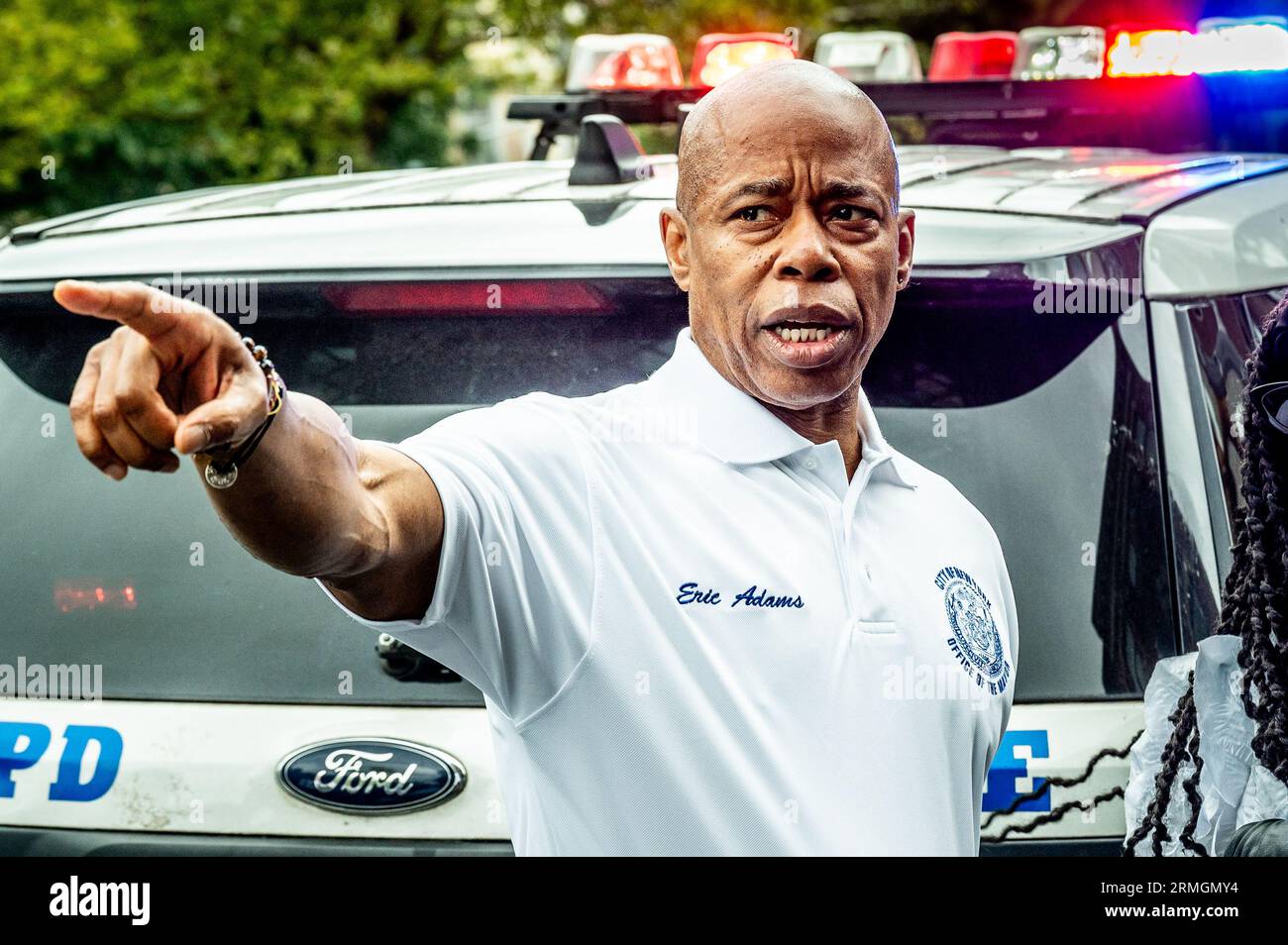 New York City, United States. 28th Aug, 2023. New York City Mayor Eric ...