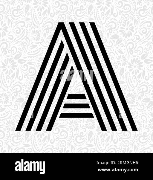 Alphabet Letter A, Alphabet Letter Design, Alphabet Letter illustration ...