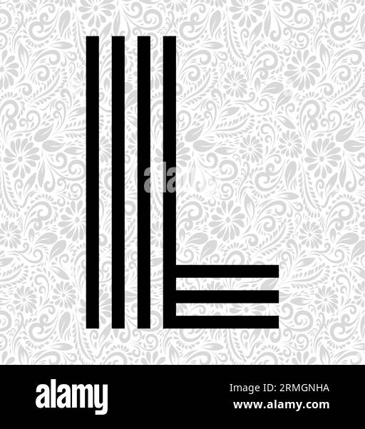 Alphabet Letter L, Alphabet Letter Design, Alphabet Letter illustration ...