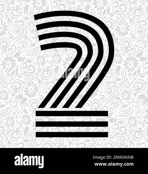 Number 2 Latter Art, Alphabet Letter Design, Alphabet Letter ...