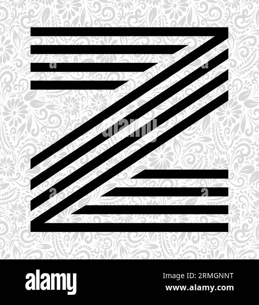 Alphabet Letter Z, Alphabet Letter Design, Alphabet Letter illustration ...