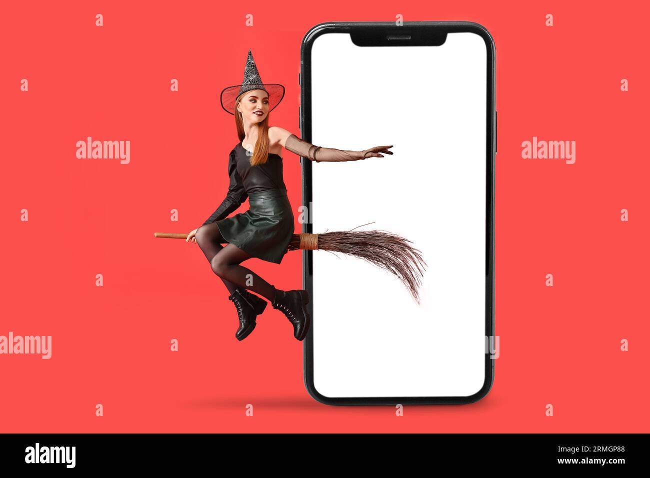 Modern witch character hi-res stock photography and images - Alamy