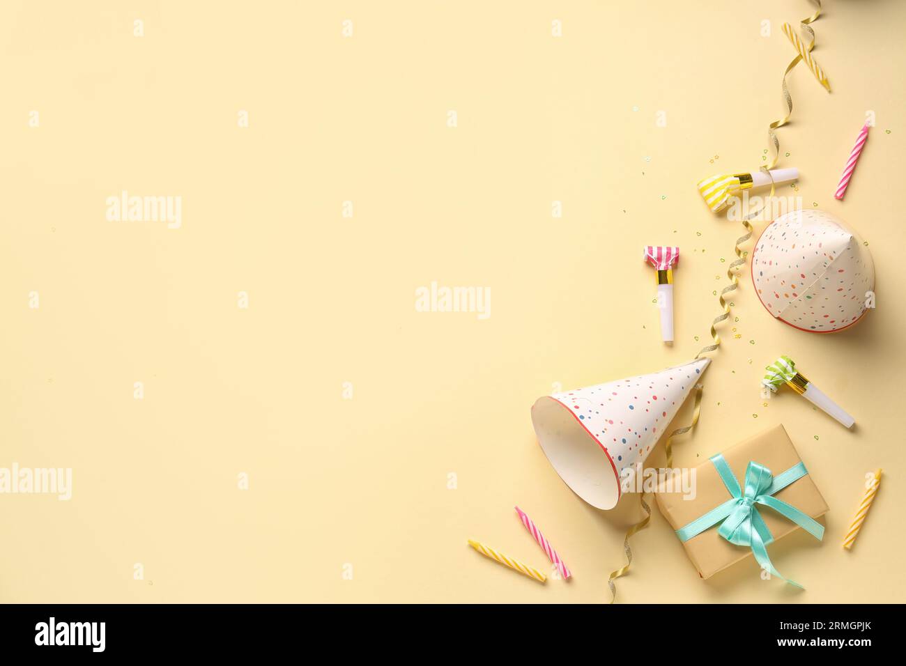 Set of different party whistles hi-res stock photography and images - Alamy