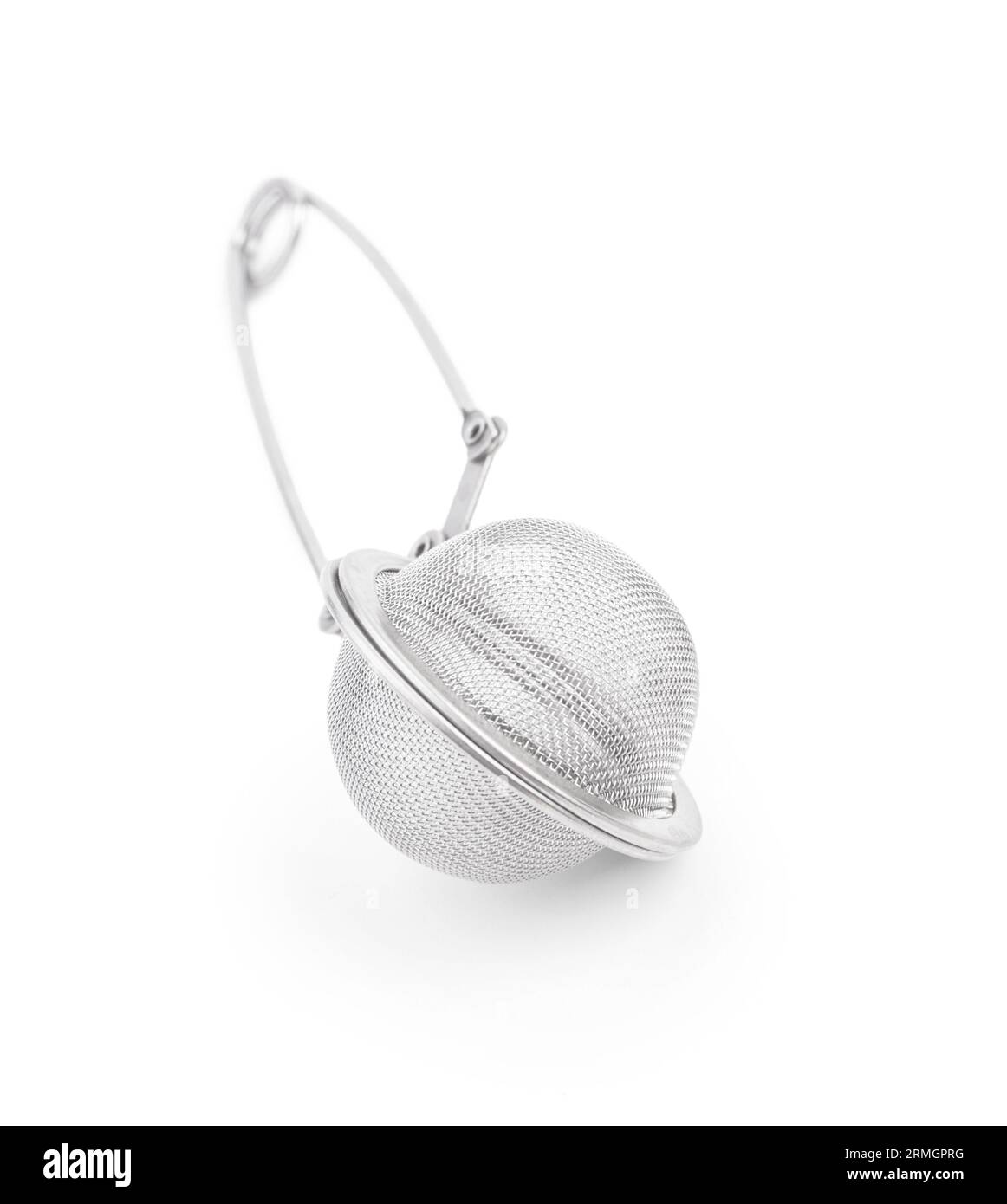 Metallic tea strainer infuser Cut Out Stock Images & Pictures - Alamy