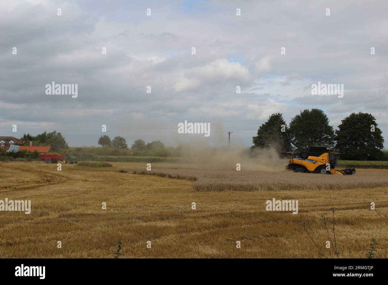 Farmland near Airmyn near Boothferry bridge in the East Riding of ...