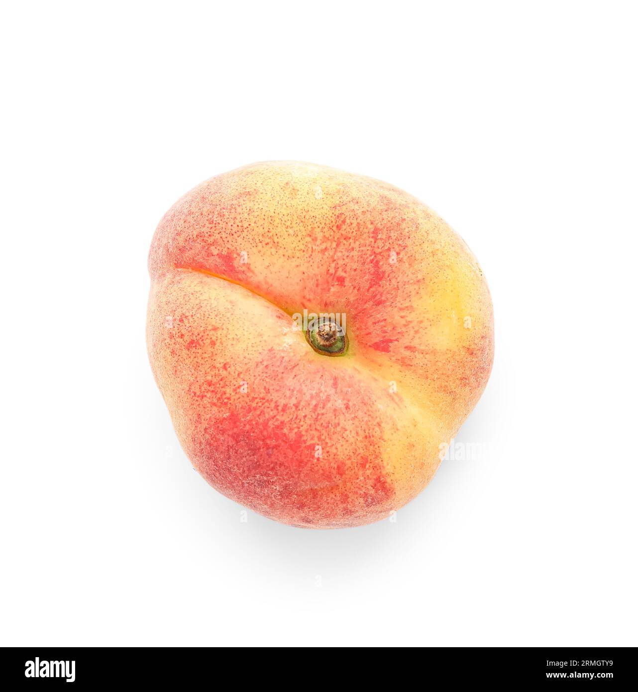 Sweet fig peach on white background Stock Photo - Alamy