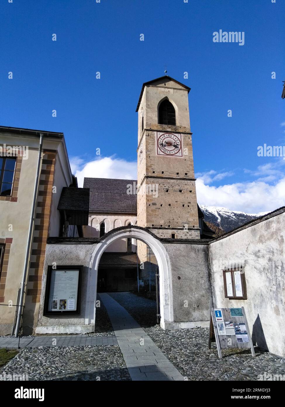 Mustair and abbey hi-res stock photography and images - Alamy