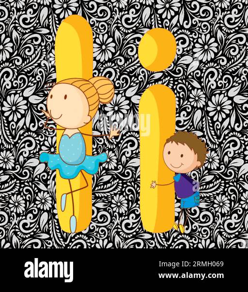 Alphabet Letter I, Alphabet Letter Design, Alphabet Letter illustration ...